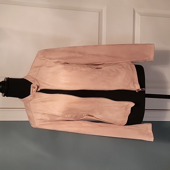 Ivanka Trump | Jackets & Coats | Womens Pink Suede Ivanka Trump Jacket ...